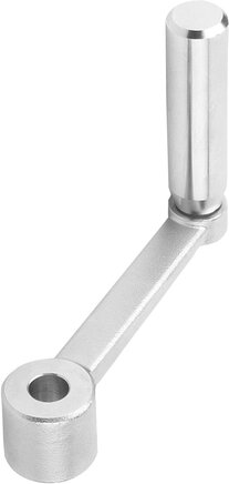 Norelem Handkurbeln Edelstahl mit Zylindergriff drehbar mit Passbohrung - Landefeld - Pneumatik ...