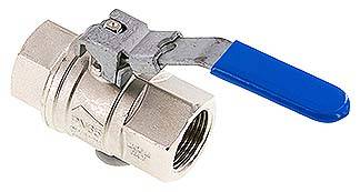 Kugelhähne 2-teilig, voller Durchgang, abschließbar, bis 65 bar - Landefeld - Pneumatik ...