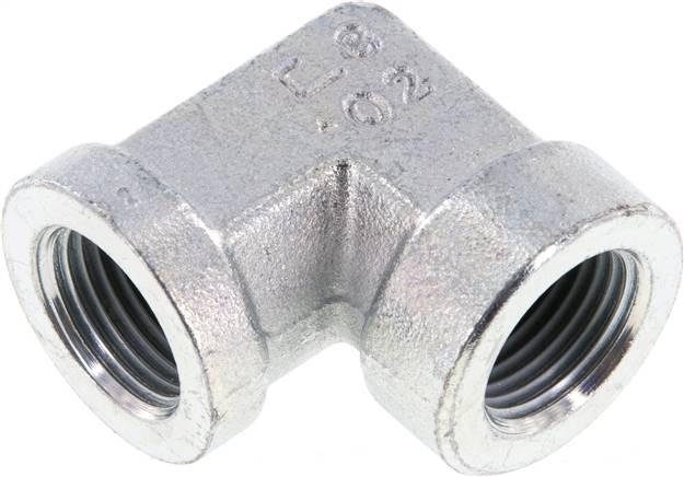 Winkel 90° mit Innengewinde, bis 350 bar - Landefeld - Pneumatik ...