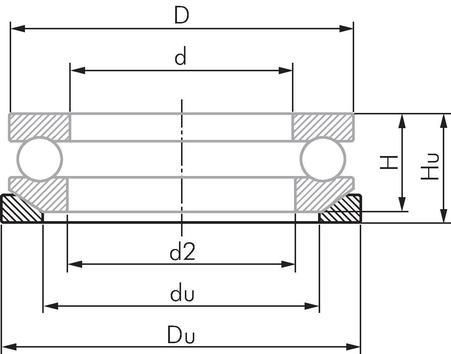 SKF / FAG Axial Rillenkugellager, DIN 711 - Landefeld - Pneumatik - Hydraulik - Industriebedarf