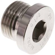 HD-Verschlussstopfen Innenskt. G 1/2", 1.4571 (VSTI1/2ES) - Landefeld ...